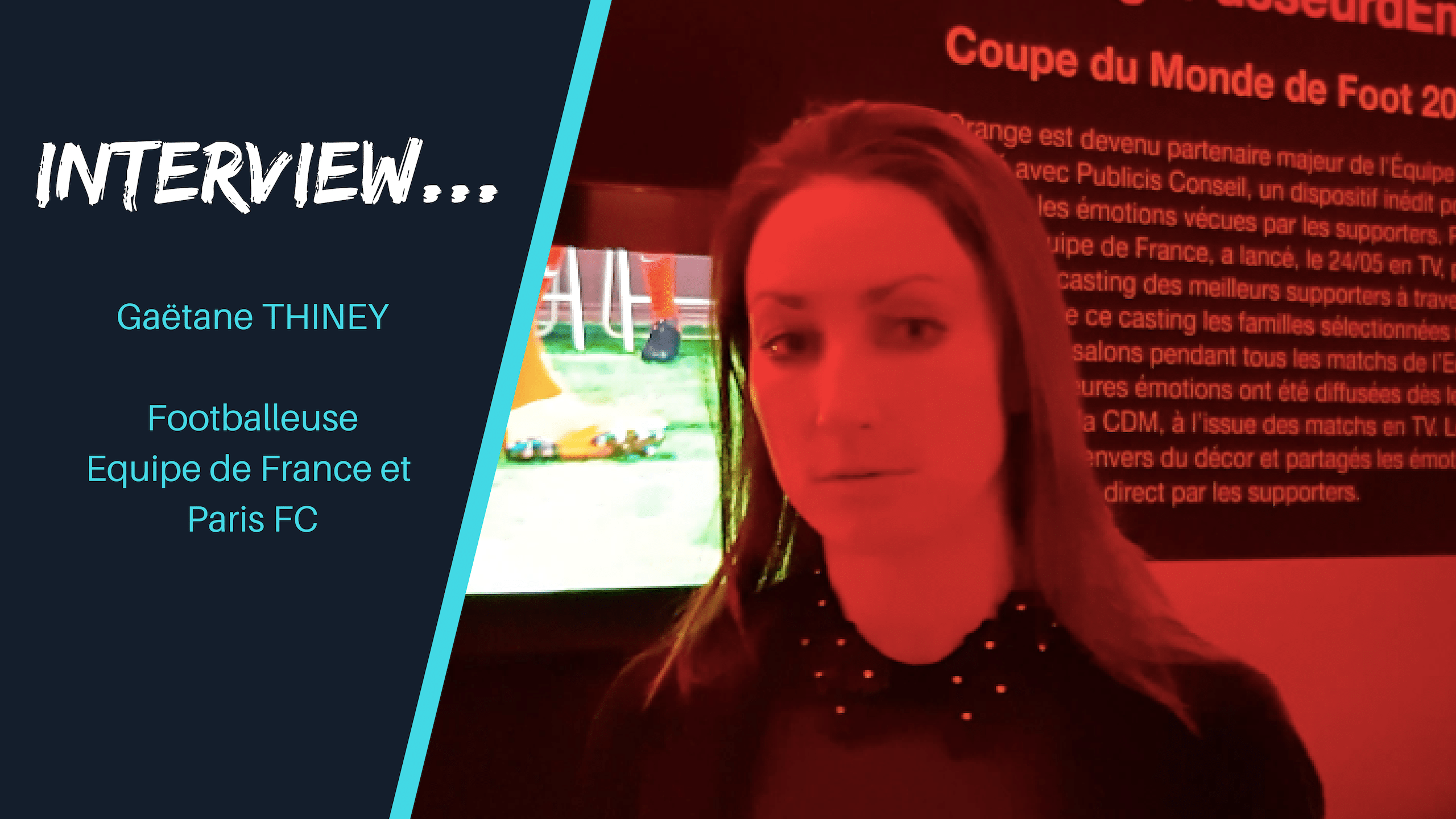 Gaëtane Thiney : « Maintenant il faut gagner la Coupe du Monde ...